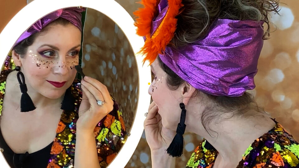 Application Inspiration: Glitter Freckles - Elektra Cosmetics